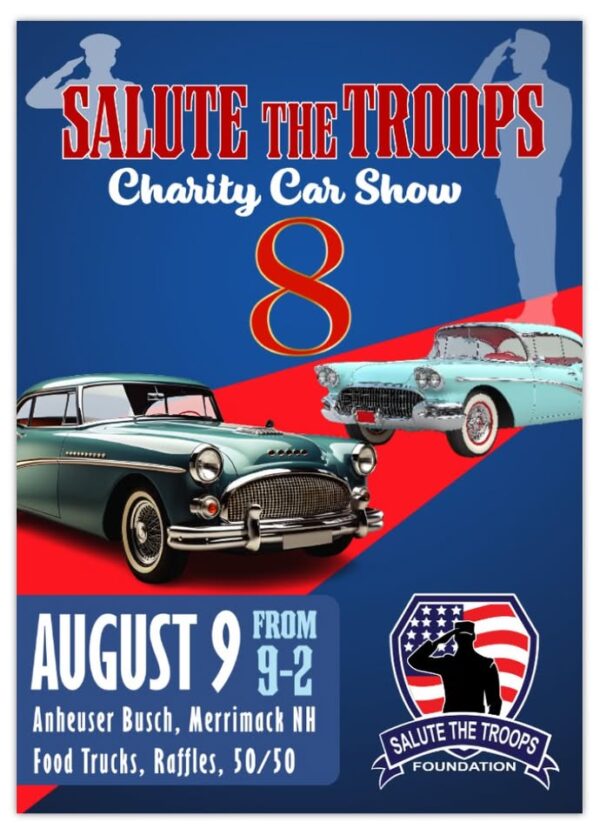 Salute The Troops 8 Car Show - Powerless Over Cars LLC